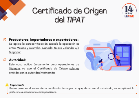 Certificado de Origen del TIPAT | LOFAC